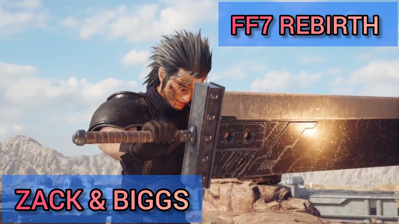 Zack & Biggs Final Fantasy 7 Rebirth Full Cutescene - YouTube