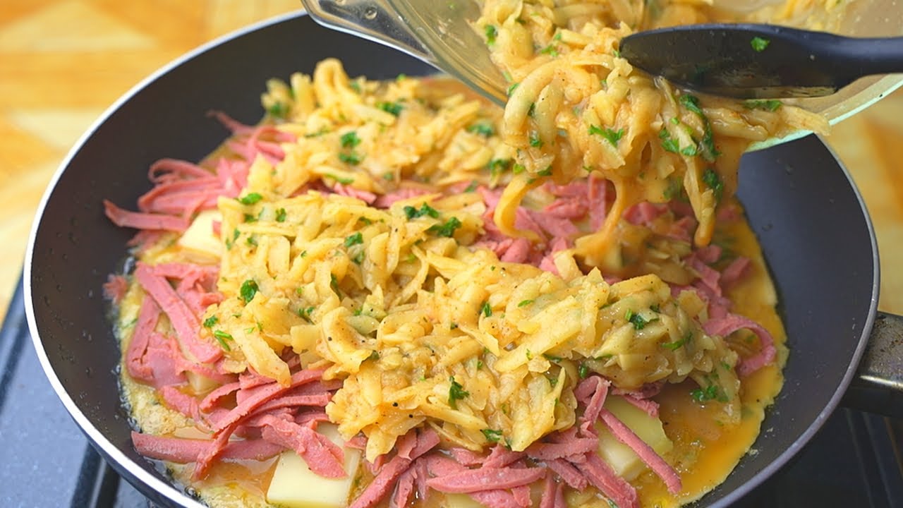 Con solo tres papas elabora esta receta para el desayuno. - YouTube