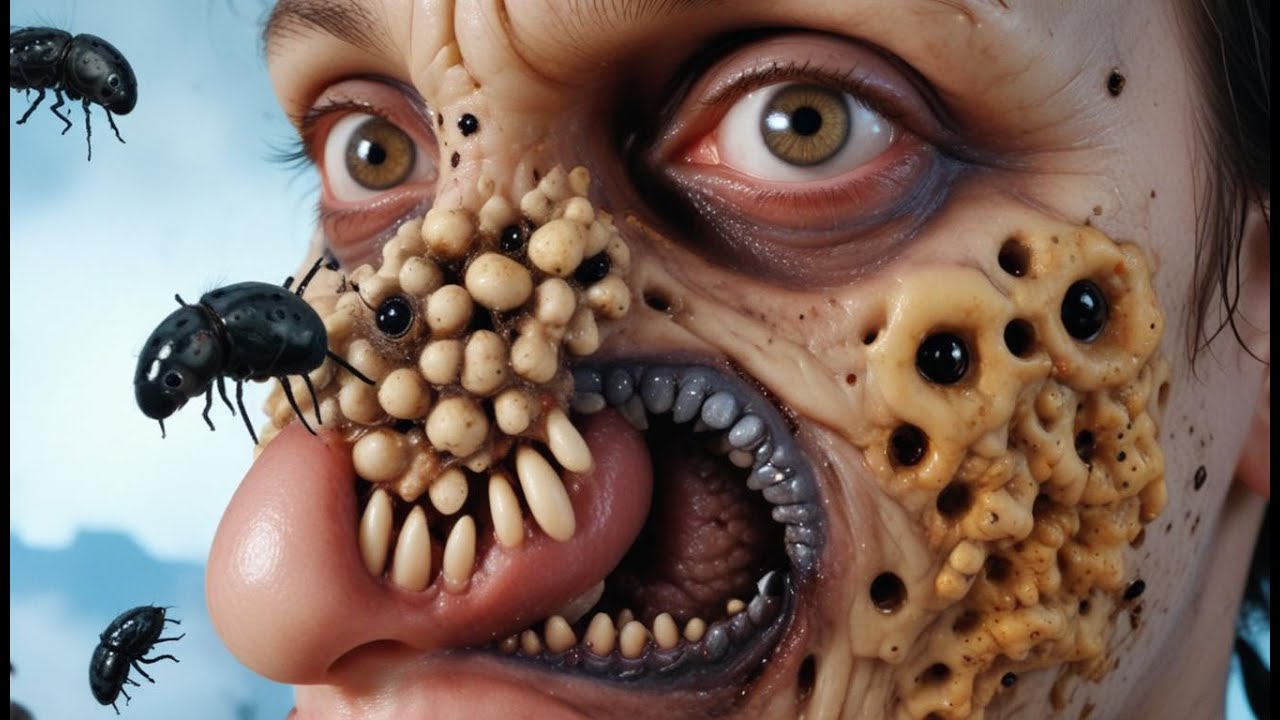 🔴ASMR Surgery: Deep Cleaning the Infected Nose | Maggots Removal ...