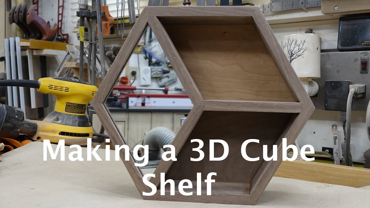 Making a 3D Cube Shelf - YouTube