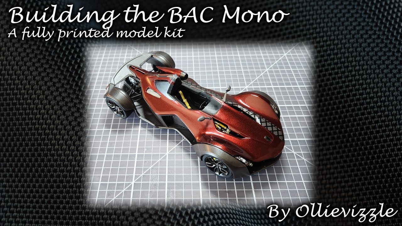 Building the BAC Mono fully 3D Printed kit from Ollievizzle - YouTube