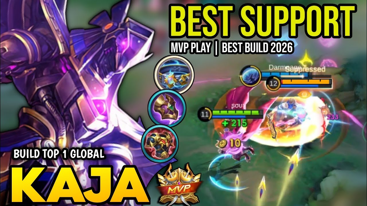 KAJA BEST BUILD 2026 | BUILD TOP 1 GLOBAL KAJA GAMEPLAY | MOBILE ...