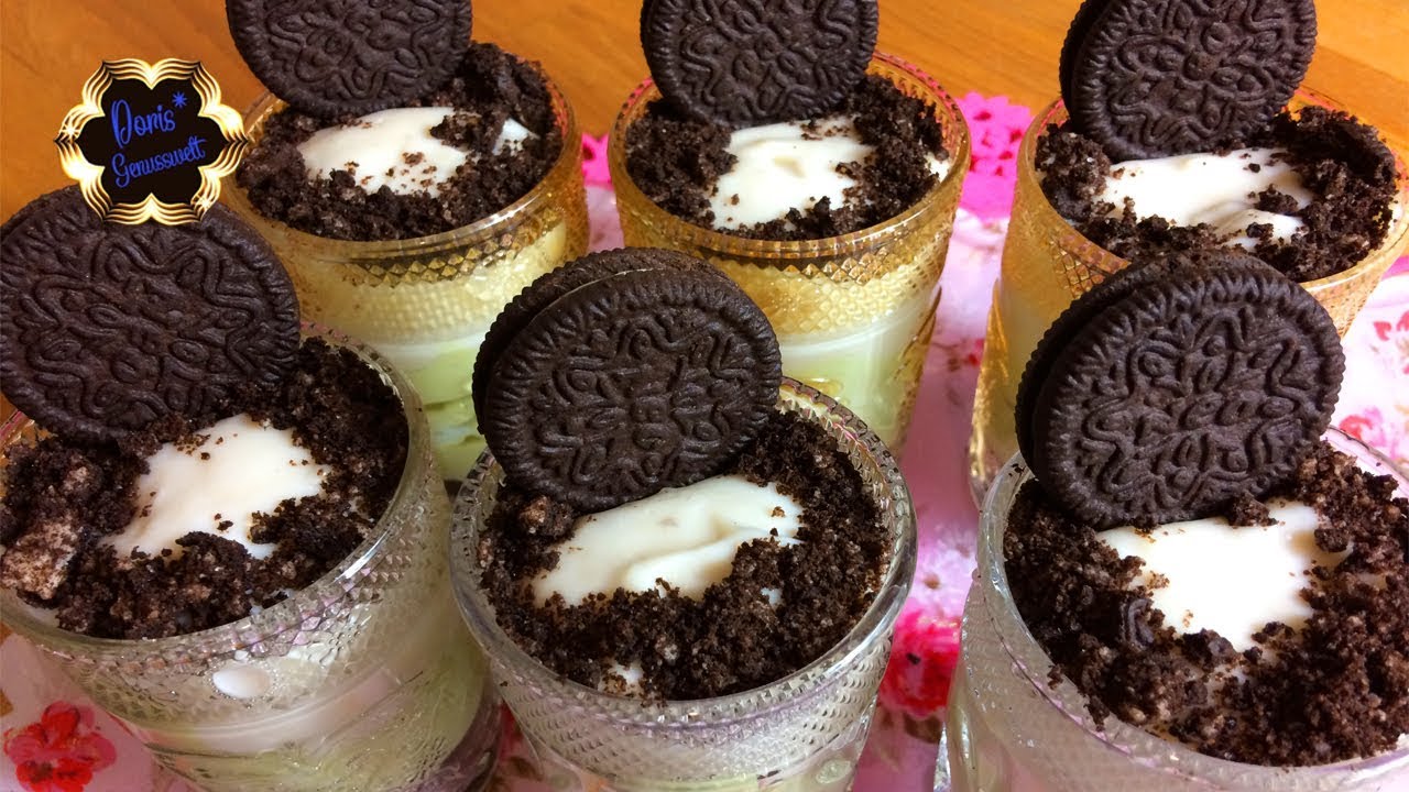 Oreo Avocado Creme Dessert- Einfach & Blitzschnell - YouTube