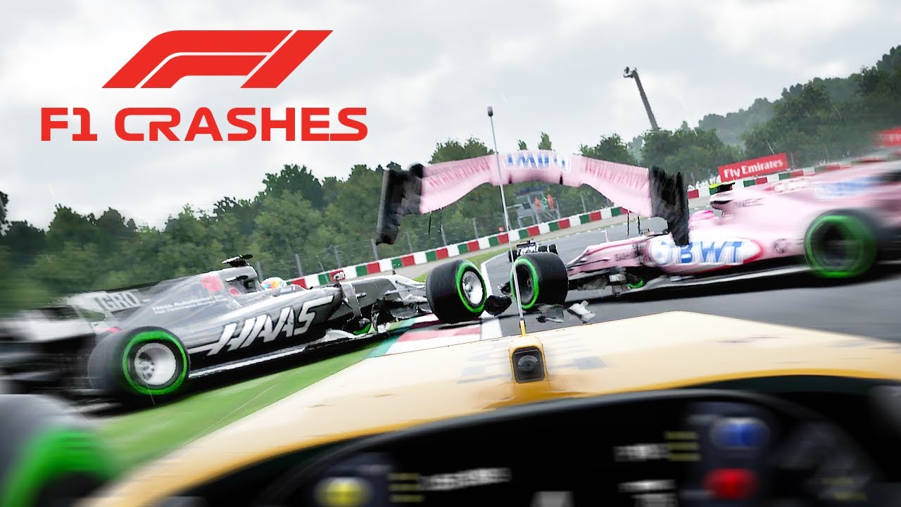 Epic F1 Crashes – Insane Moments Compilation | F1 2018 Gameplay - YouTube