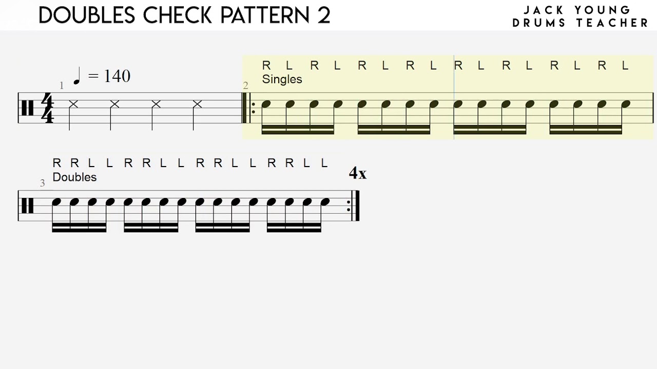 Doubles Check Pattern 2 - YouTube