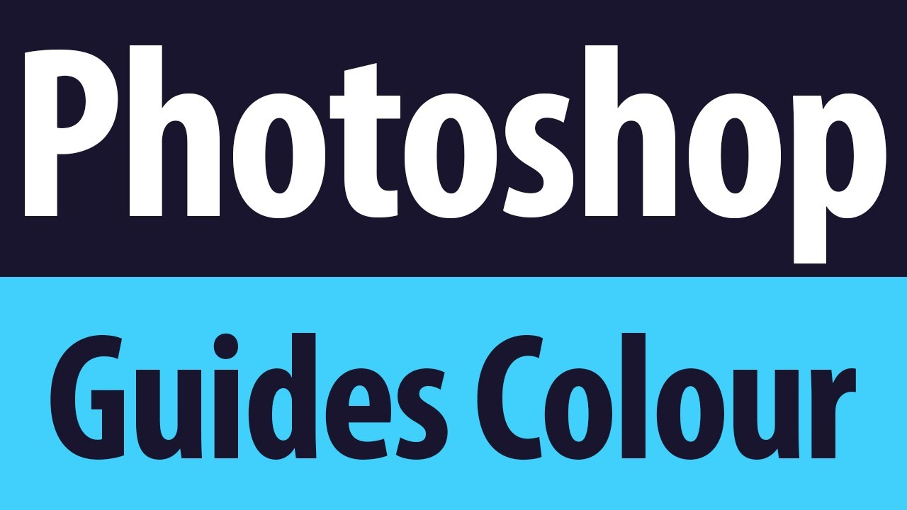 How to Change Guide Color in Photoshop - Naveen kushen - YouTube