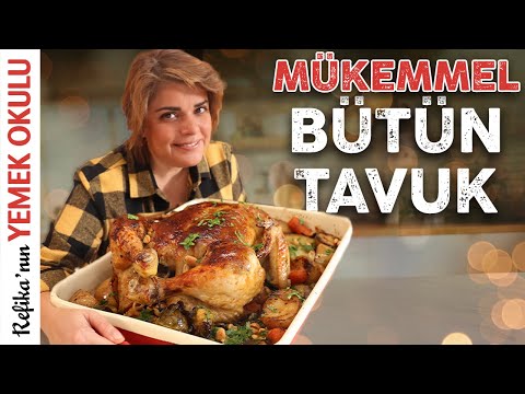 Nar Gibi Kızarmış Fırında Tavuk 🍗 Refika'nın Sebzeli Bütün Tavuk Tarifi | Az Uğraş, Çok Lezzet!
