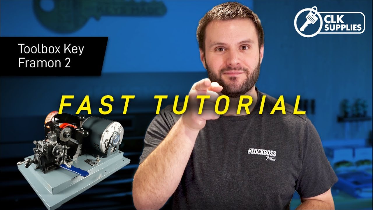 Key Cutting Machine | Framon 2 vs Tool Box Lock! Too Easy? - YouTube