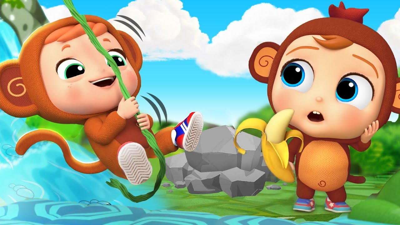 Cheeky Cheeky Monkeys Song | Kids Cartoons and Nursery Rhymes - YouTube