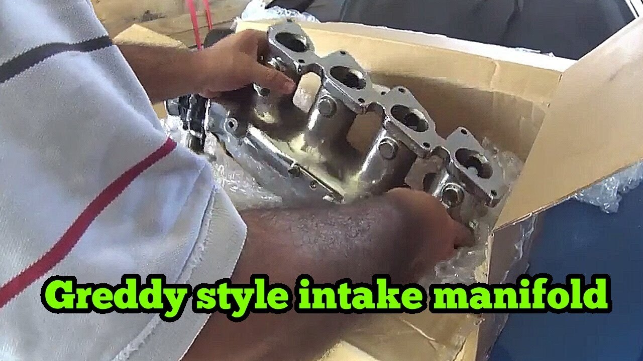 Ebay Greddy style intake manifold - YouTube