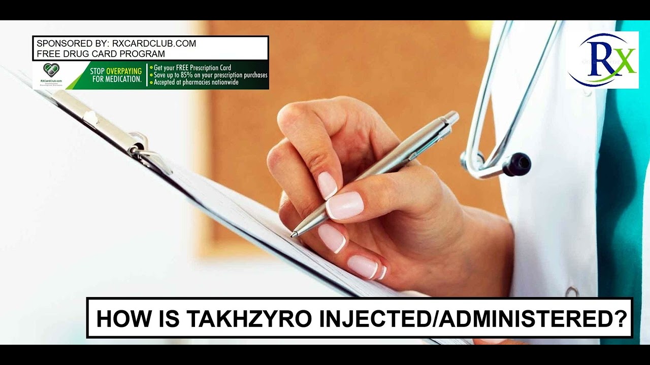 How Is Takhzyro Injectedadministered - YouTube