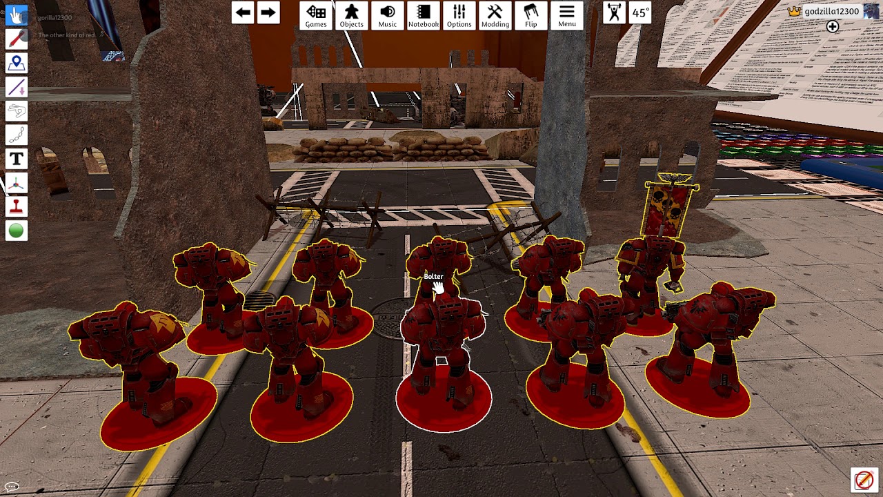 Tabletop Simulator 40k with rusty - YouTube