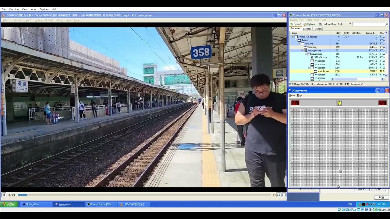 EMU600 has BSOD Windows XP VM Part3 - YouTube
