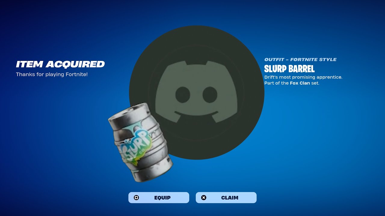HOW TO GET FORTNITE SLURP BARREL AVATAR DECORATION PROFILE PICTURE IN ...