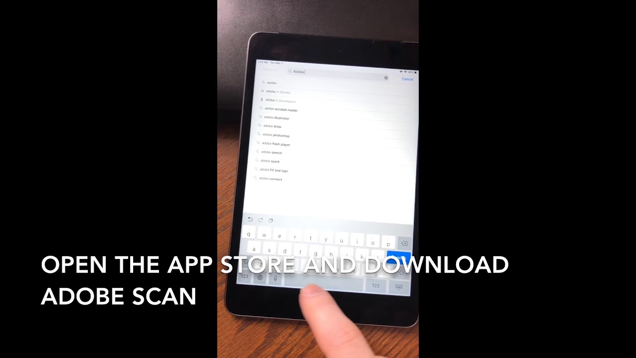 How to use the Adobe Scan app. - YouTube
