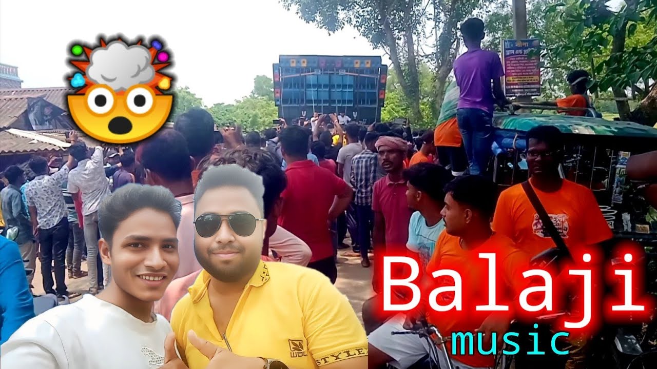জল ঢালার উপলক্ষে Balaji music road show//Balaji music, BM remix - YouTube