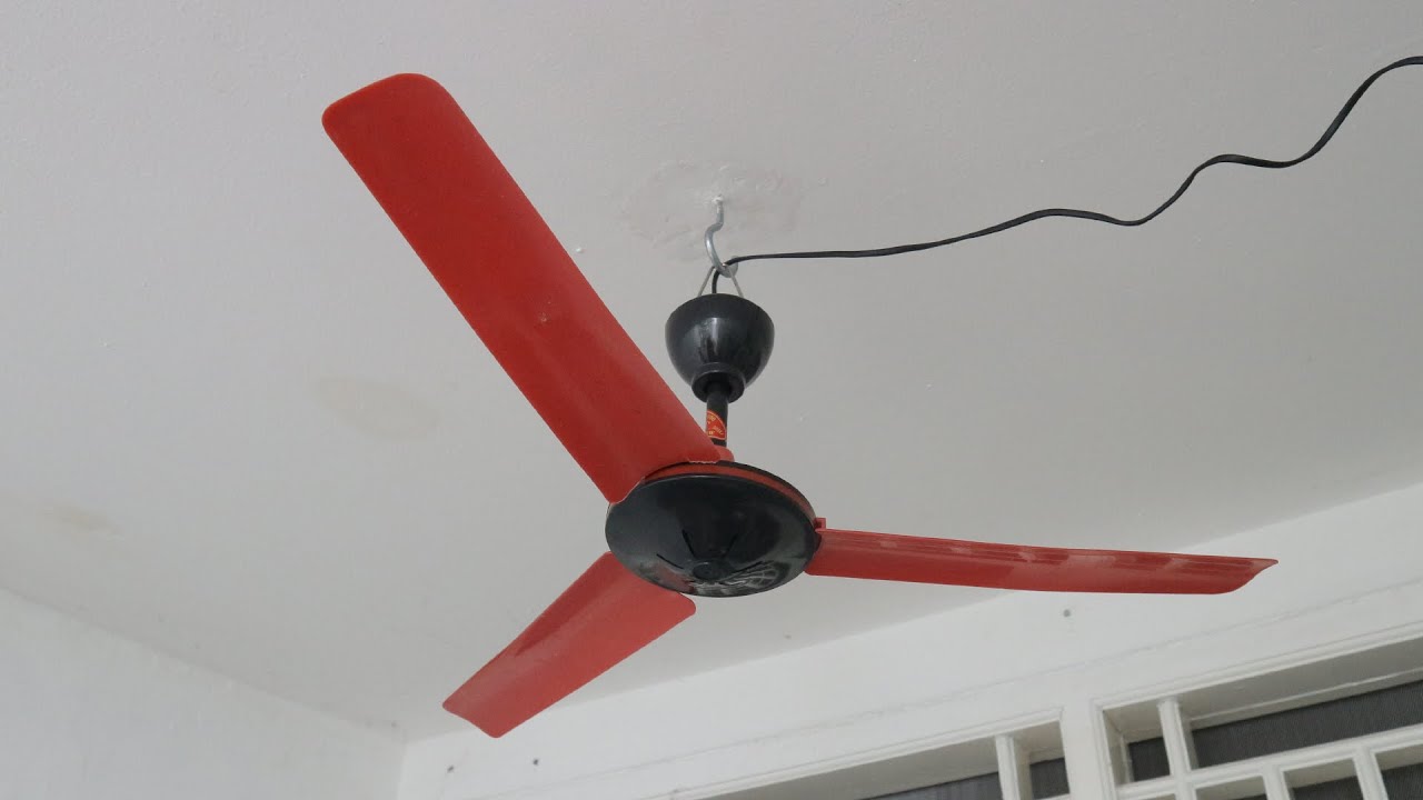 24" HTC Mini Ceiling Fan - YouTube