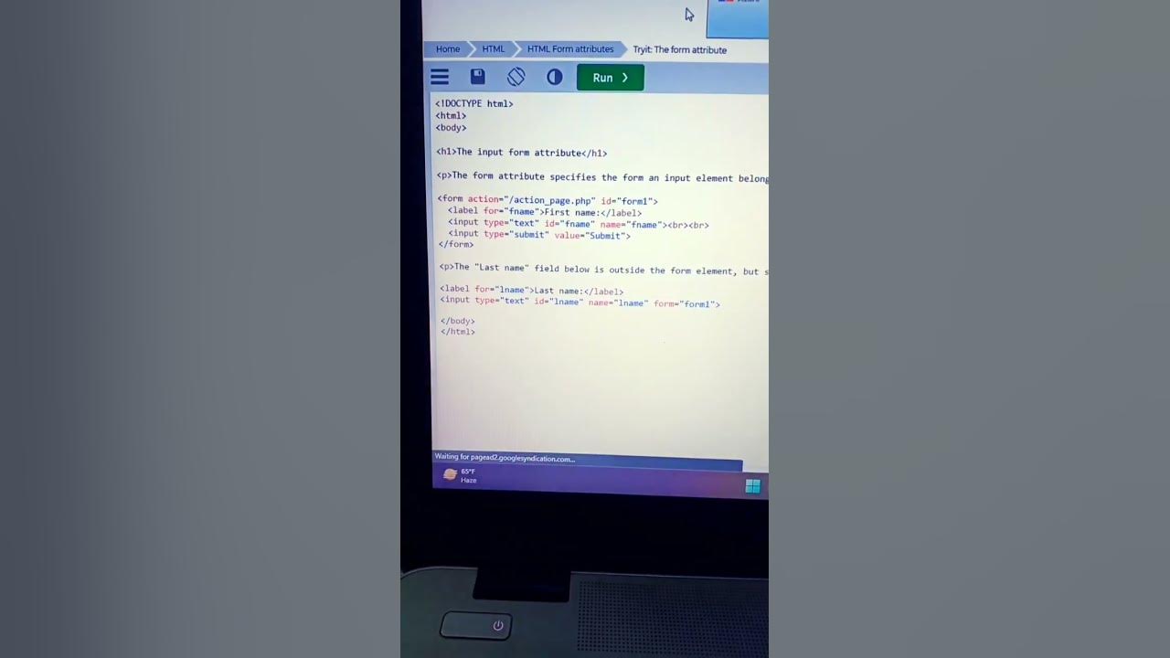 HTml css page Loading Animation #shorts - YouTube