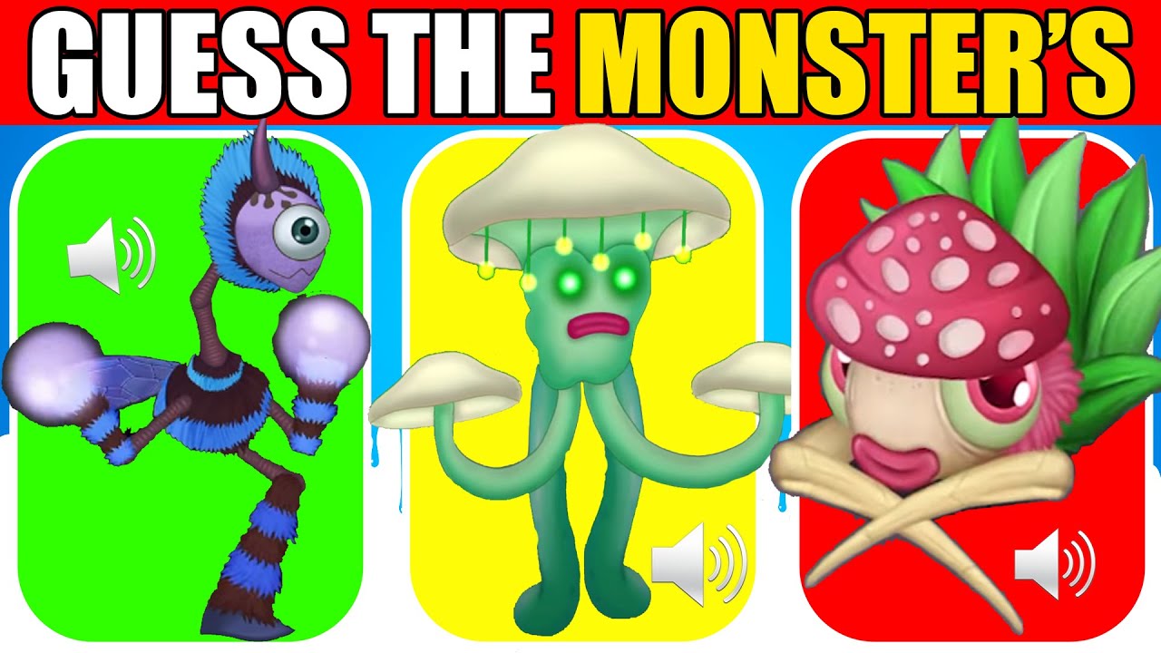 GUESS the MONSTER'S VOICE | MY SINGING MONSTERS | Humdrum, Myceloom ...