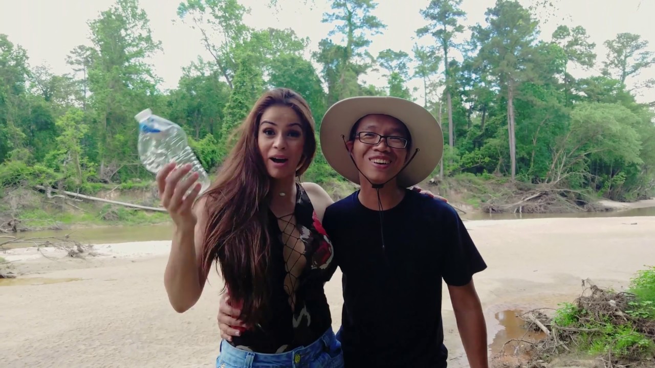 BTS - Model shoot in Spring Creek in Houston Texas - Shoot 4k by DJI ...
