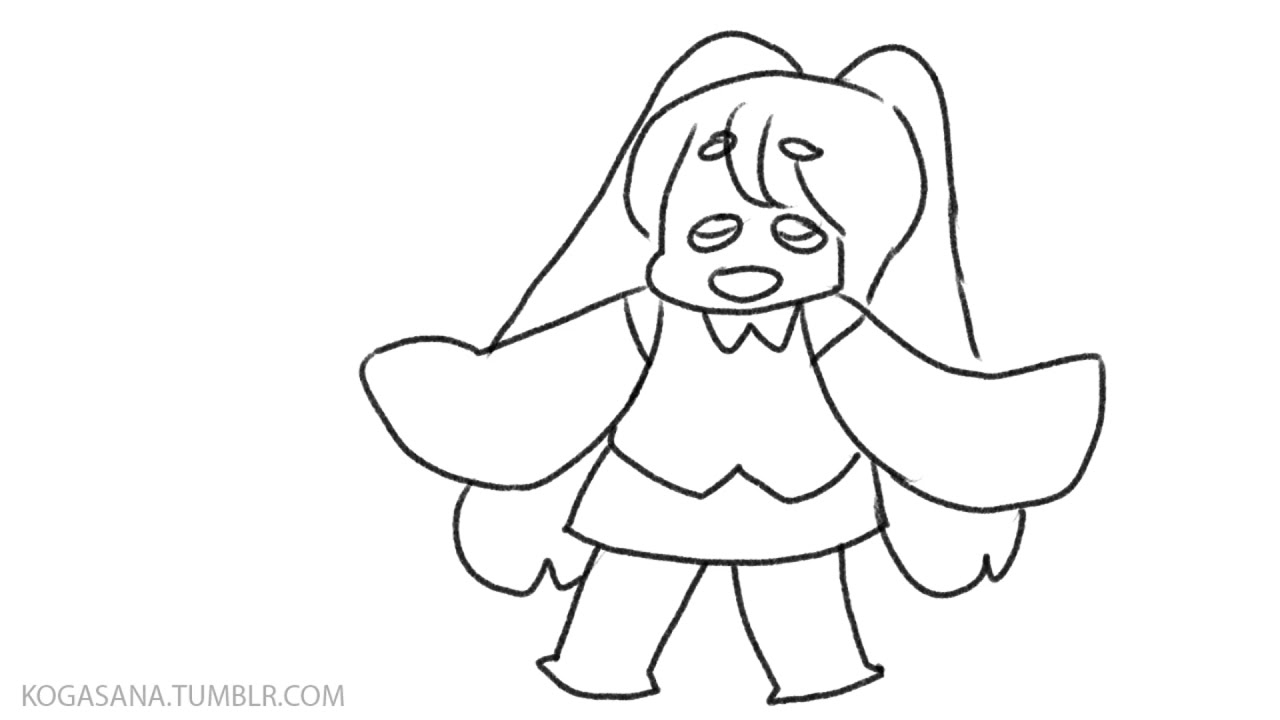 miku singing one bad gloop animation - YouTube