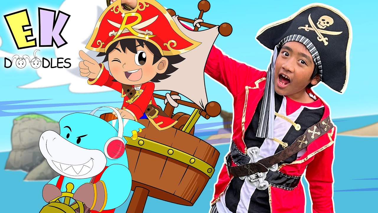Pirate Ryan and Friends found Buried Treasure FULL CARTOON ANIMATION ...