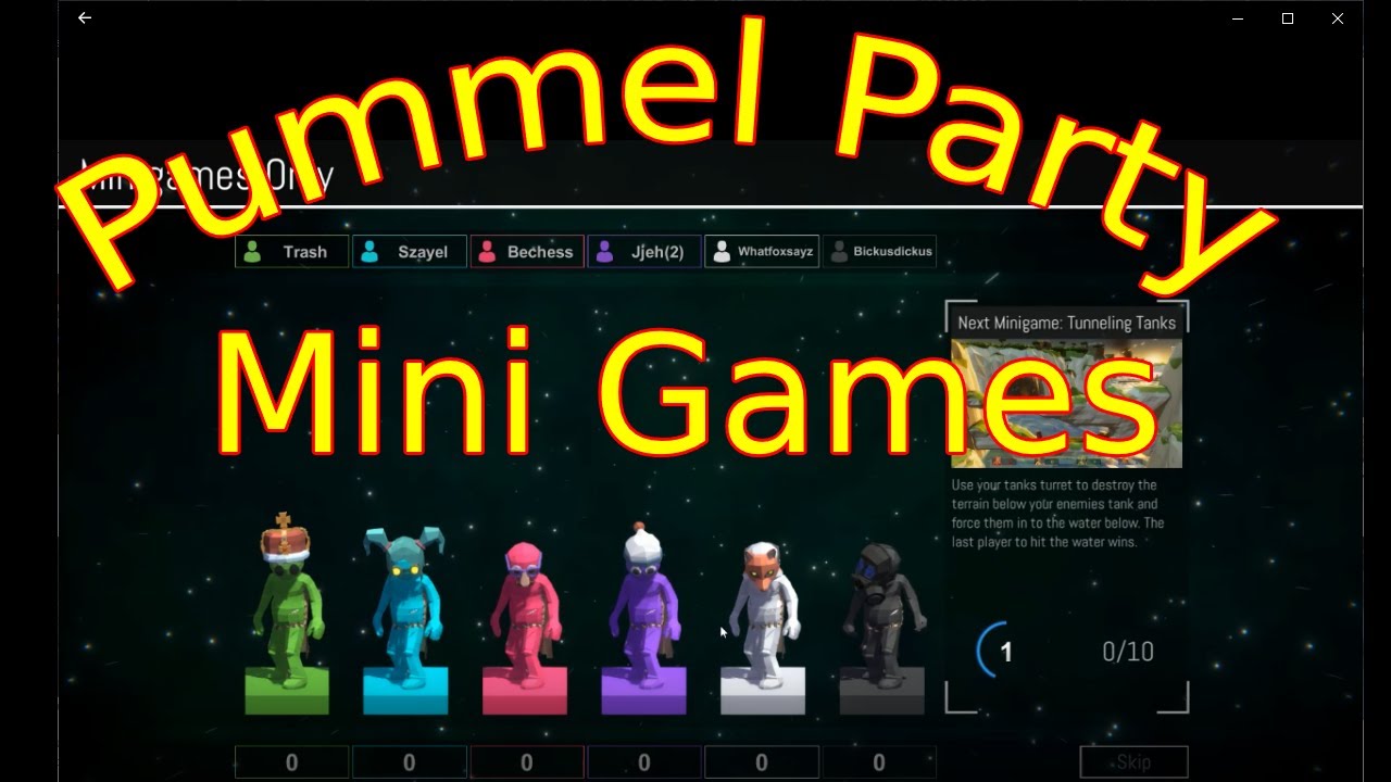 Pummel Party Mini Games with friends! - YouTube