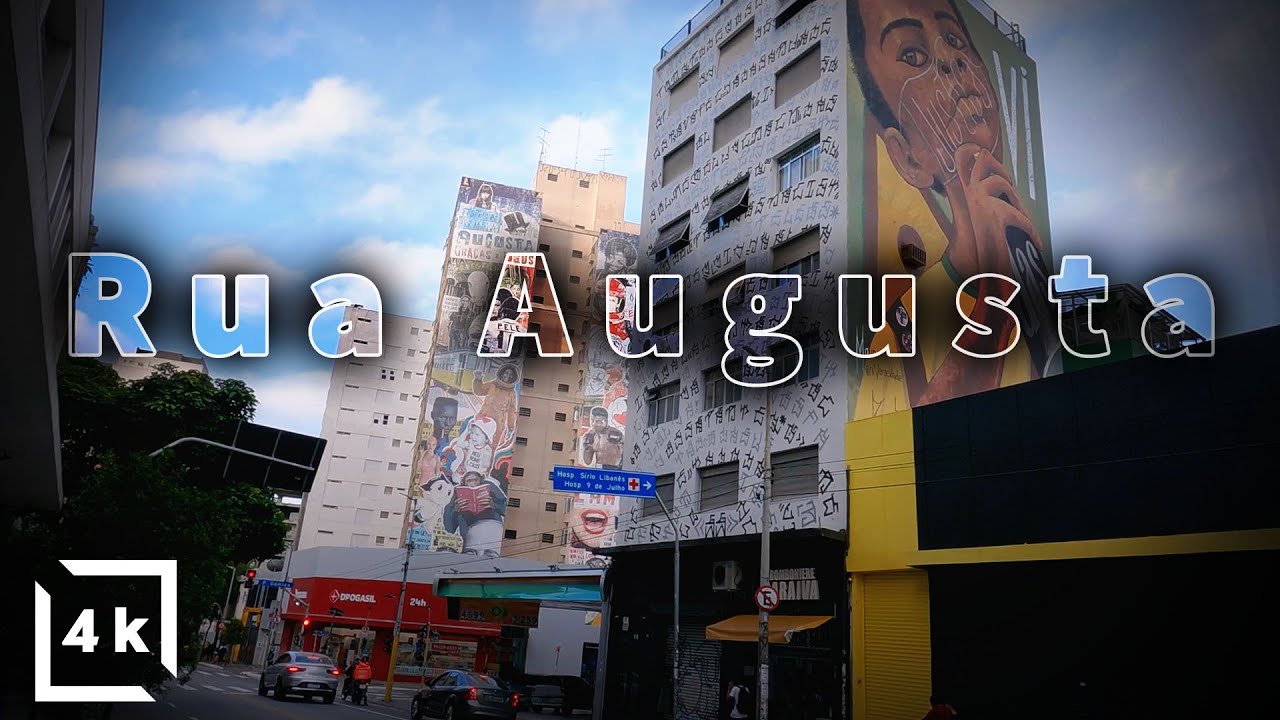 Relaxing Walk in Rua Augusta Sao Paulo, Av Paulista to Republica | 4k ...