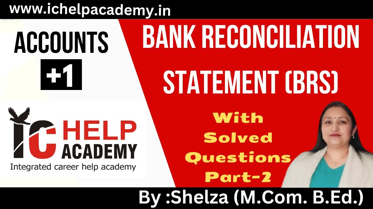 BRS Question Solution | Balance and Overdraft as per Cash Book & Pass ...