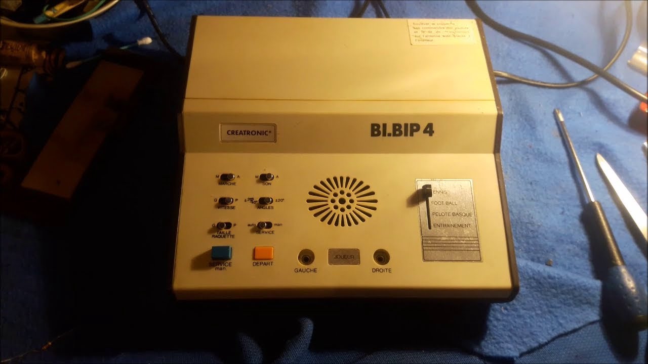 Creatronic BI.BIP 4 : Une console pong avec licence Magnavox - (AY-3 ...