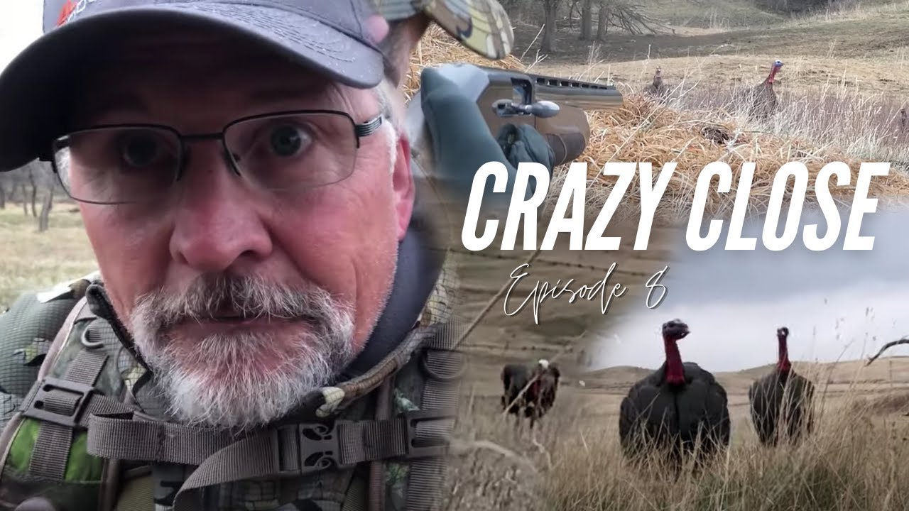 Crazy Close Turkey Stalk in South Dakota (fan hunting) - YouTube