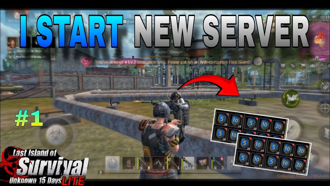 LAST ISLAND OF SURVIVAL LITE GAMEPLAY VIDEOS II I START NEW SERVERS IN LAST DAY RULE SURVIVAL ...