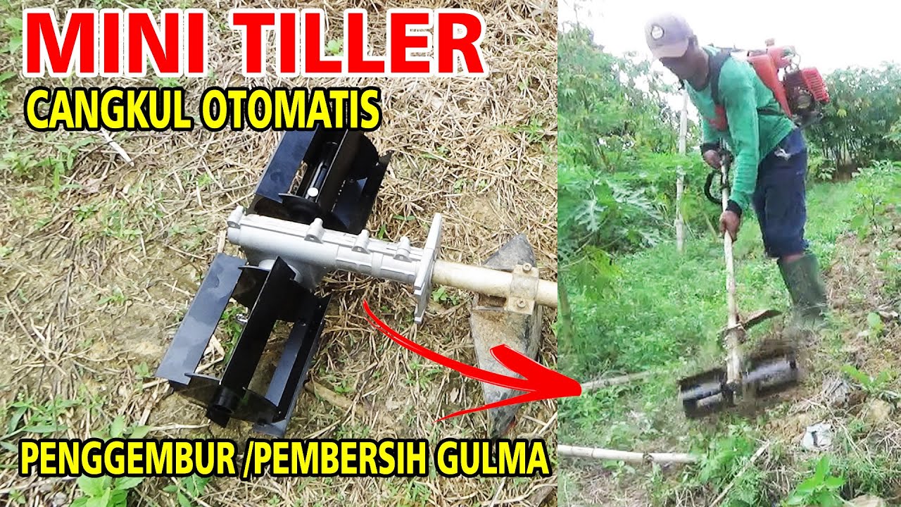 COBA LIHAT ‼️Bagaimana CANGKUL OTOMATIS Ini Bekerja ! Tanah Gembur ...
