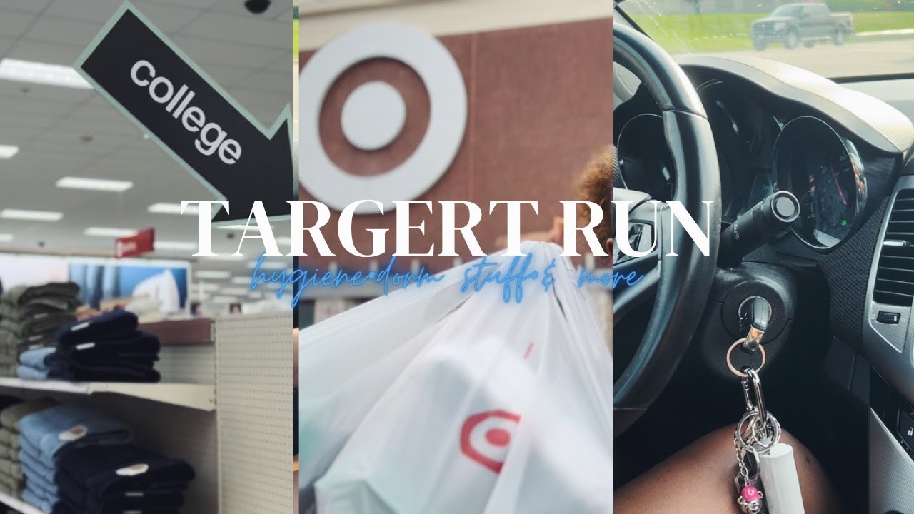 COME TARGET SHOPPING WITH ME | back to school, hygiene & dorm stuff ...