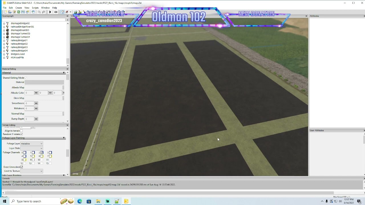 Giants editor 16x map build continues.. stop by say hi - YouTube
