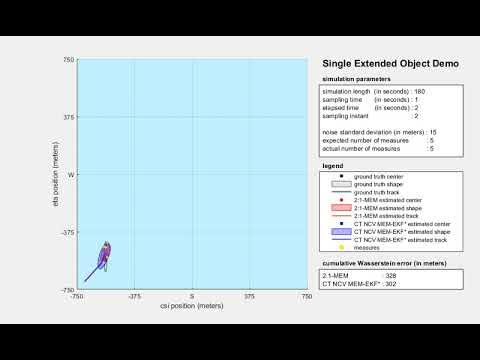 Single Extended Object Demo (Master Thesis Simulation) - YouTube