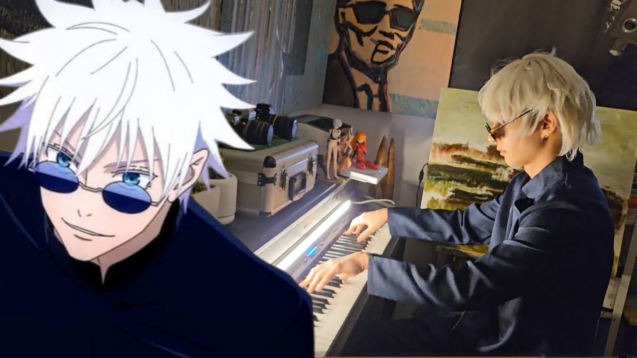 「Satoru Gojo」 주술회전 2쿨 엔딩 - Jujutsu Kaisen ED 2 "Give it back" Piano ...