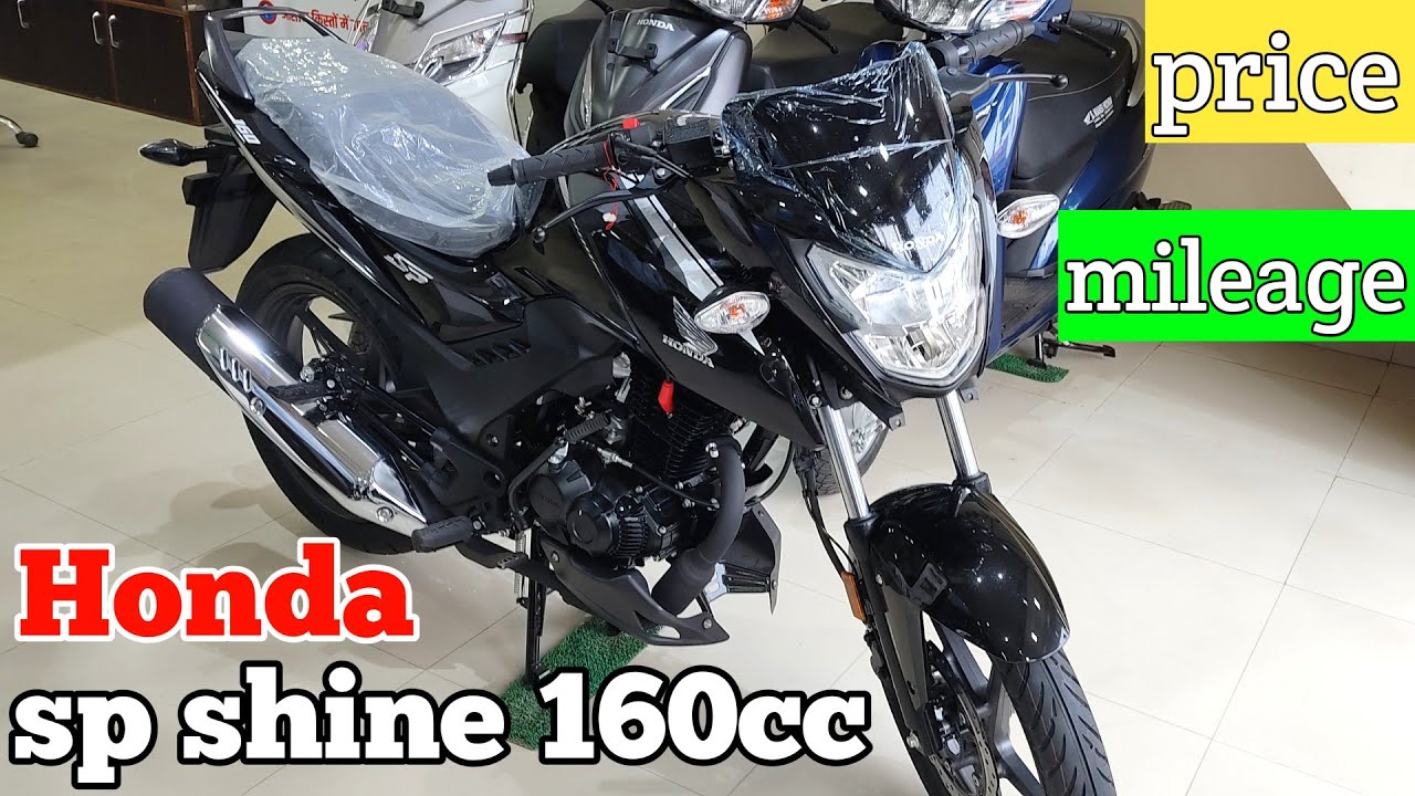 Lo aa gyi new Honda sp shine 160cc bike 2023 model full review in hindi ...