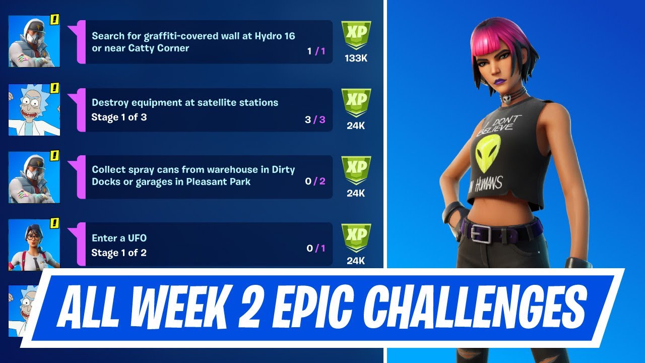 All Week 2 Epic Quest Challenges Guide in Fortnite - How to complete ...