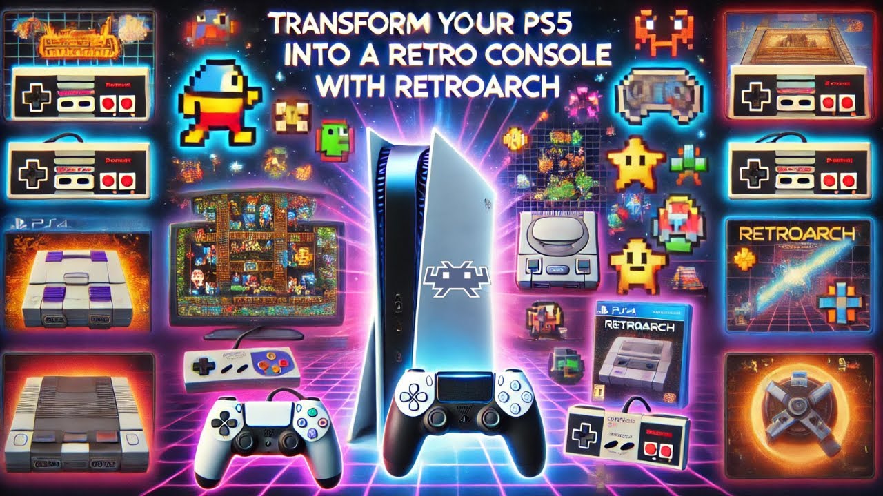 PS5 New Update Play Retro Classics on PS5 with RetroArch - YouTube