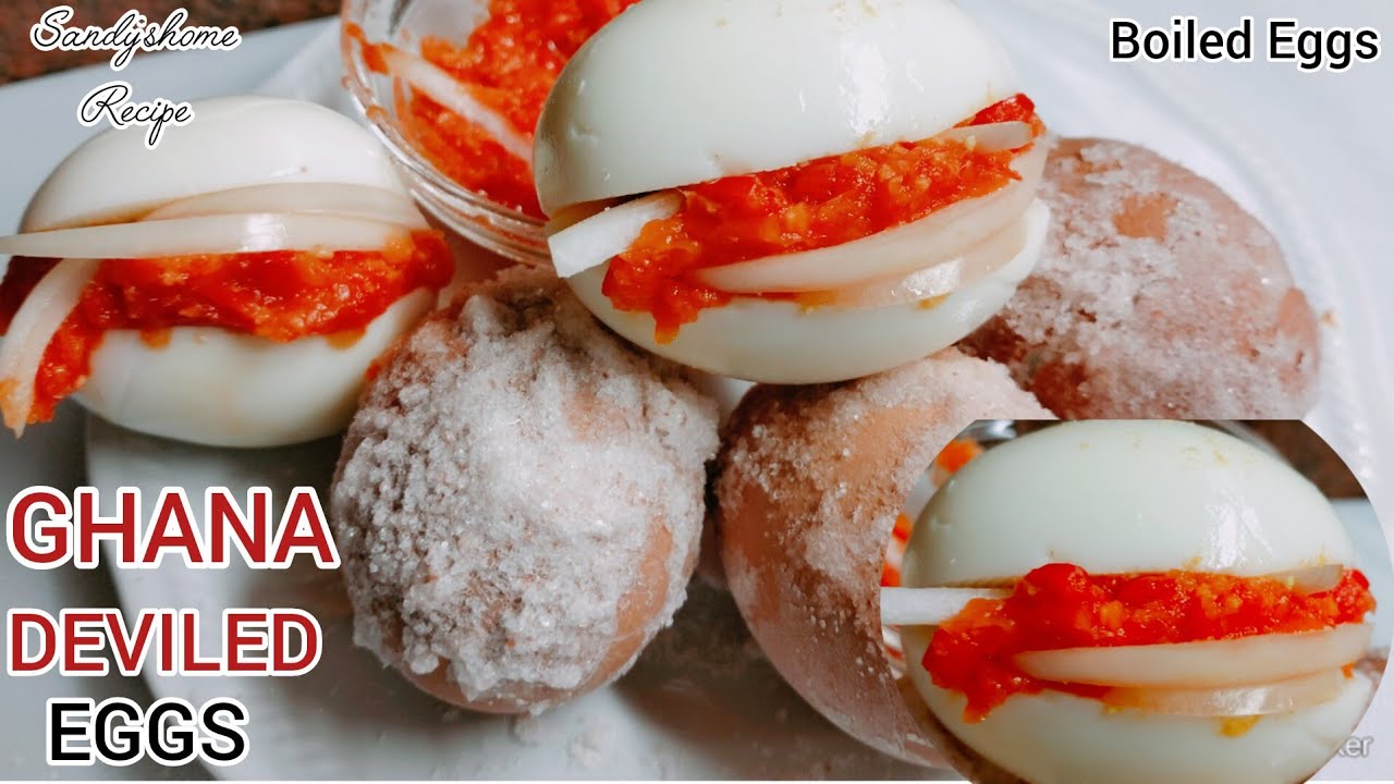 Ghanaina Version of Deviled Eggs "kosua ne meko" The Most Popular Ghana ...