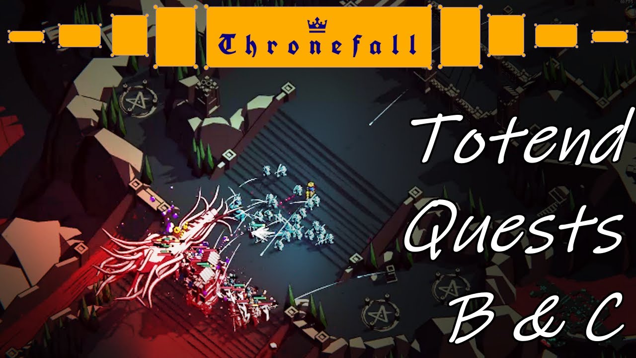 How To Beat: Totend Quests B & C - Thronefall Guide - YouTube