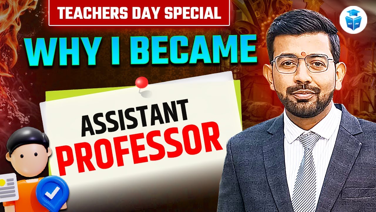 Teachers' Day Special: Why I Became Assistant Professor | JRFAdda - YouTube
