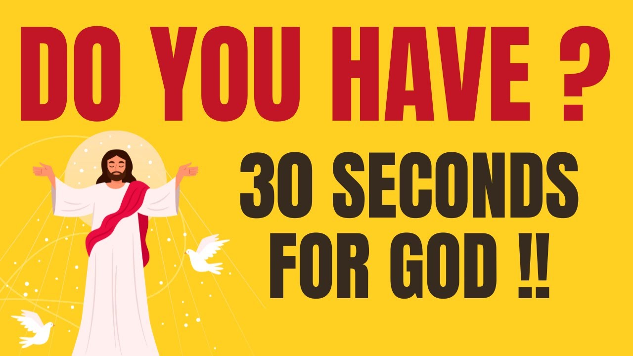 DO YOU HAVE TIME FOR GOD !!!!! God's Blessings | - YouTube