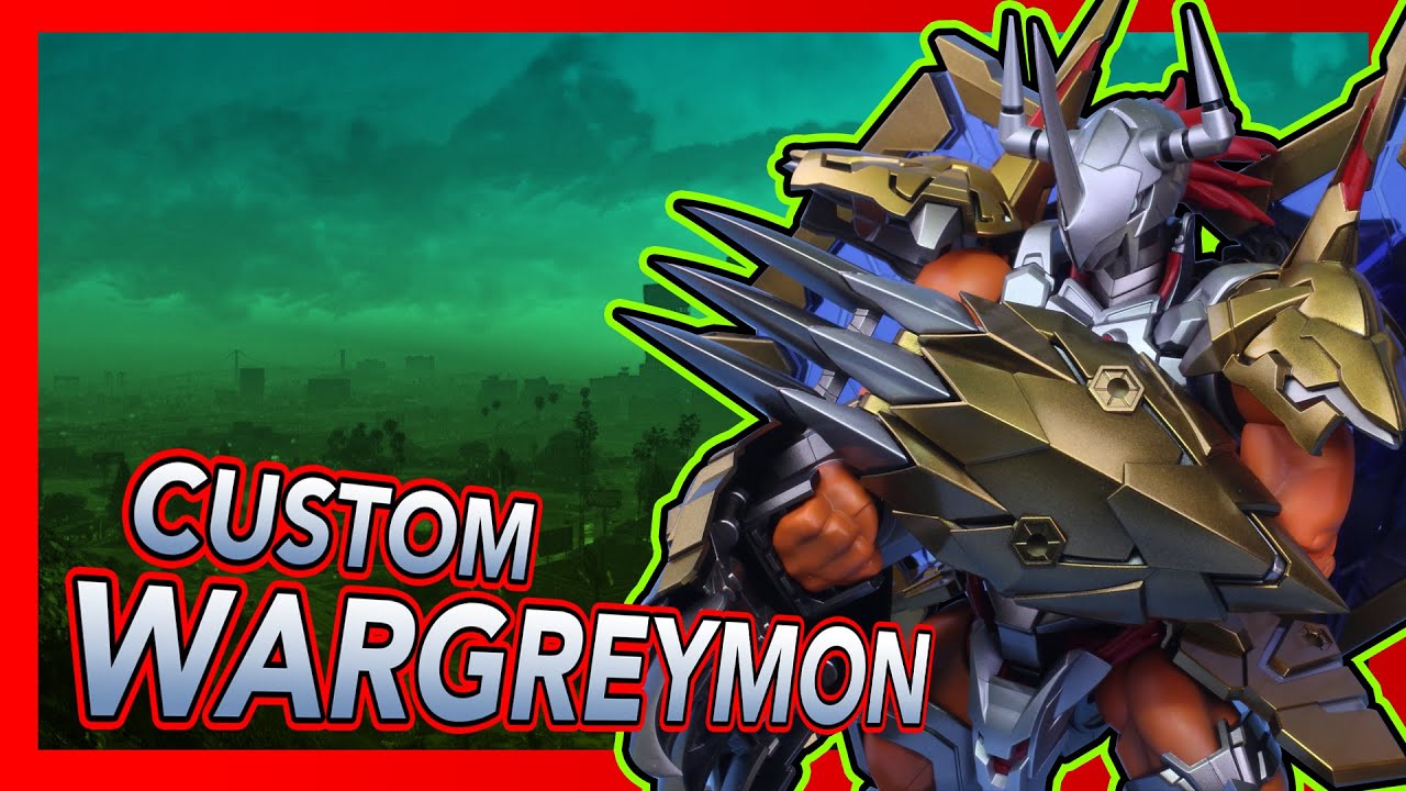 REVIEW CUSTOM FIGURISE WARGREYMON - YouTube
