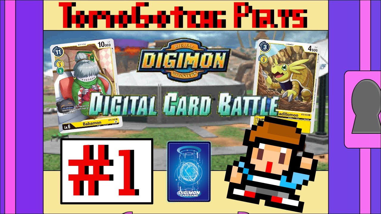 TomoGotchi Plays - Digimon Digital Card Battle #1 - YouTube
