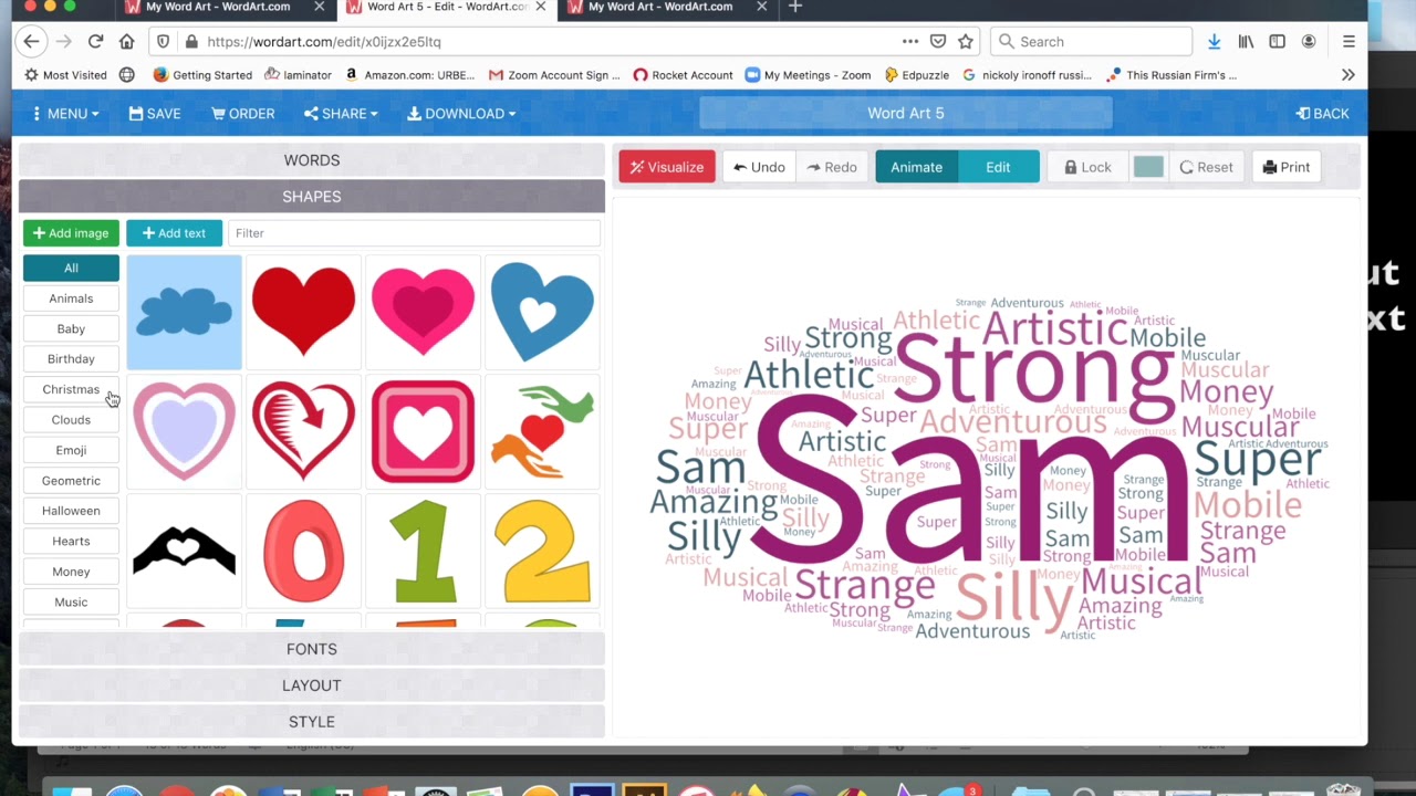 WordClouds - YouTube