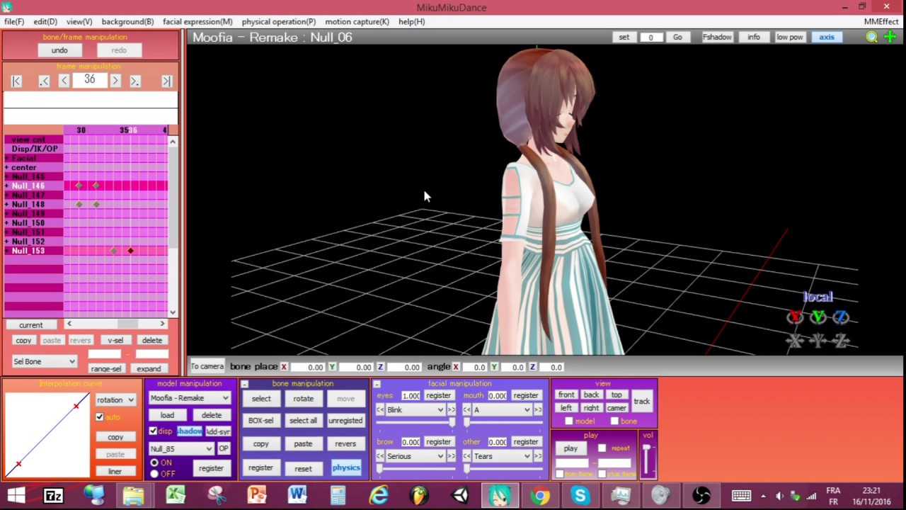 [MMD Tutorial] Interpolation Curve - FOR MOOFIA409 - YouTube