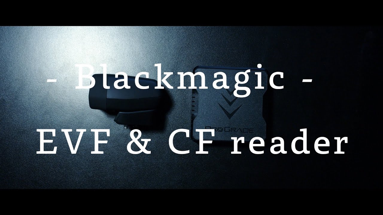 Blackmagic Full Frame Cinema Camera 6K - EVF & CF reader - YouTube