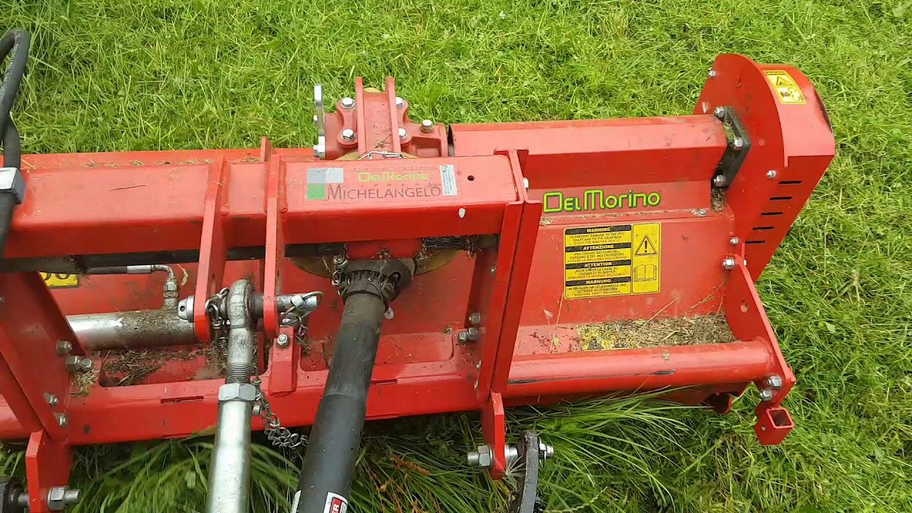 1.5m Forestry Flail and 40hp Compact Tractor - YouTube